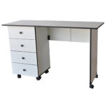Sullivans Portable Sewing Table with drawers - Sullivans USA